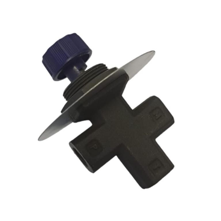 3 Port Gauge Isolator Push Button Valve - Fluidco Hydraulics Online